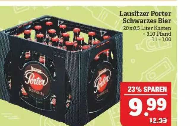 Lausitzer Porter Schwarzes Bier Angebot bei Diska