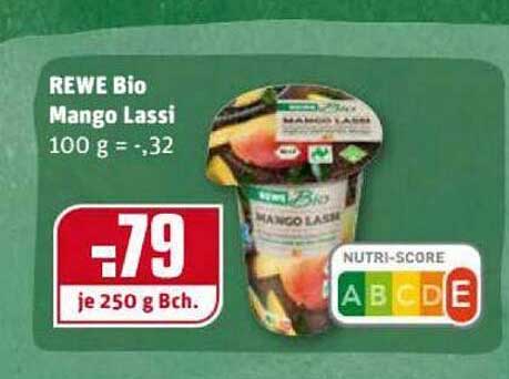 Rewe Bio Mango Lassi Angebot bei REWE Kaufpark - 1Prospekte.de