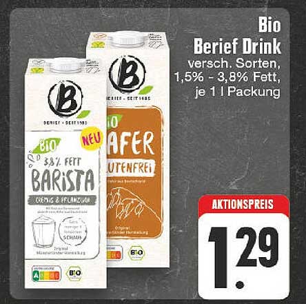 Bio Berief Drink Angebot bei E Center - 1Prospekte.de