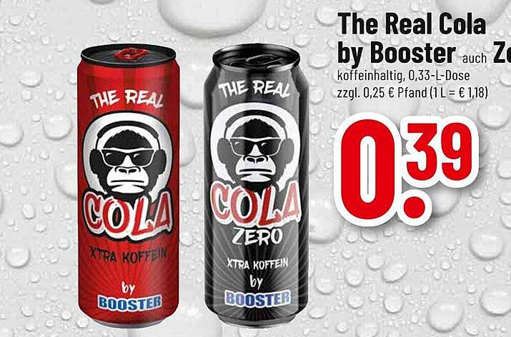 The Real Cola By Booster Auch Zero Angebot bei Trinkgut - 1Prospekte.de