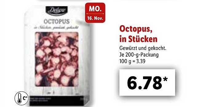 Octopus In Stücken Angebot bei Lidl - 1Prospekte.de