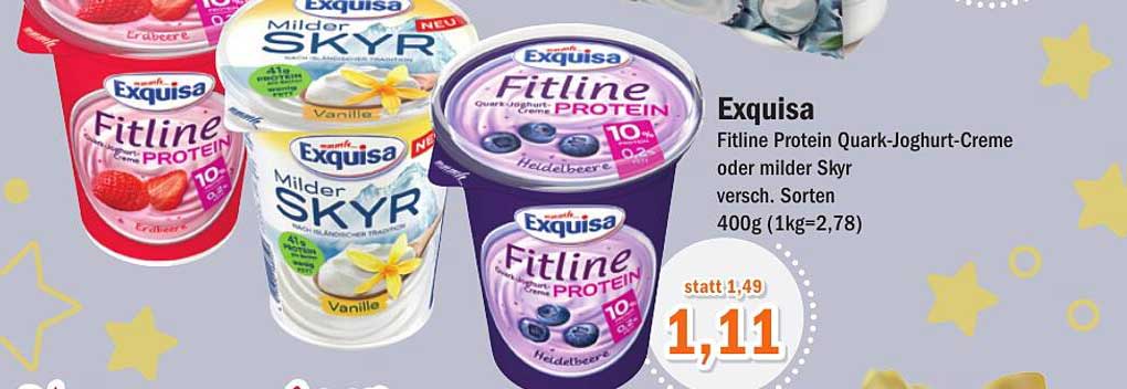 Exquisa Fitline Angebot bei Kaufpark