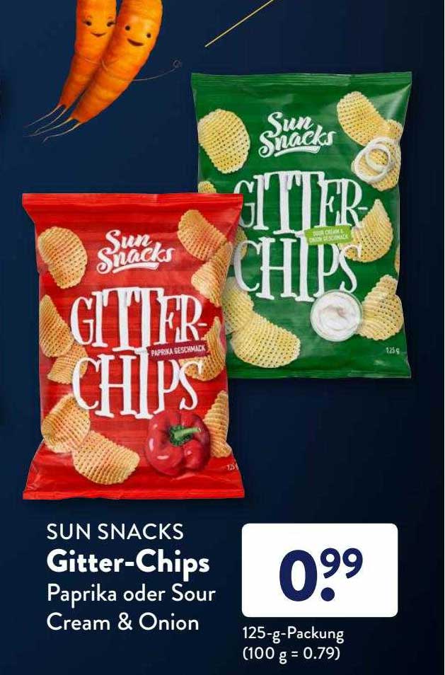 Sun Snacks Gitter-chips Angebot bei ALDI SÜD - 1Prospekte.de