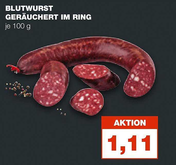 Blutwurst Geräuchert Im Ring Angebot bei Real - 1Prospekte.de
