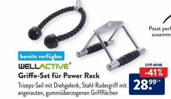 Wellactive Griffe-set Für Power Rack Angebot bei ALDI SÜD - 1Prospekte.de