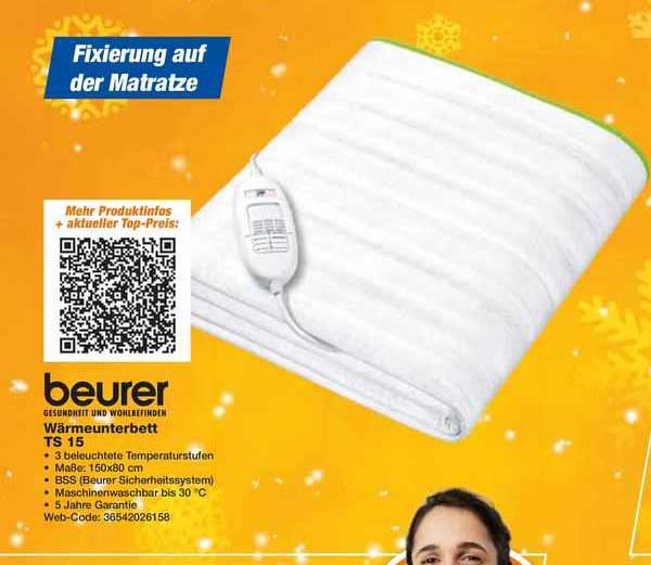 Beurer Wärmeunterbett Ts 15 Angebot bei Expert Octomedia - 1Prospekte.de