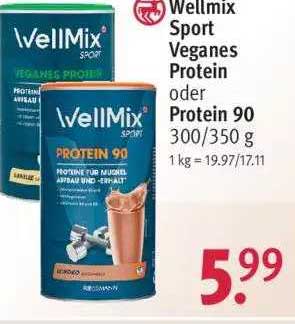 Wellmix Sport Protein 90 Angebot bei ROSSMANN