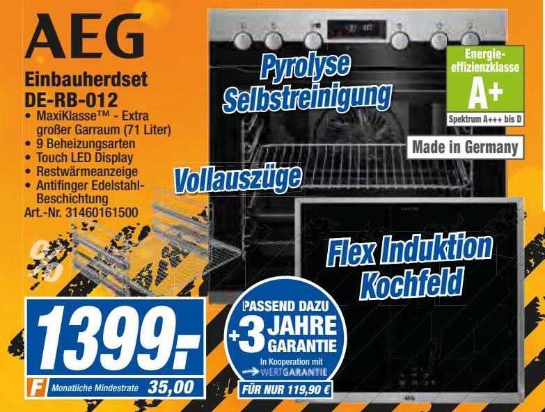 Aeg Einbauherdset De-rb-012 Angebot bei Expert Techno Land - 1Prospekte.de