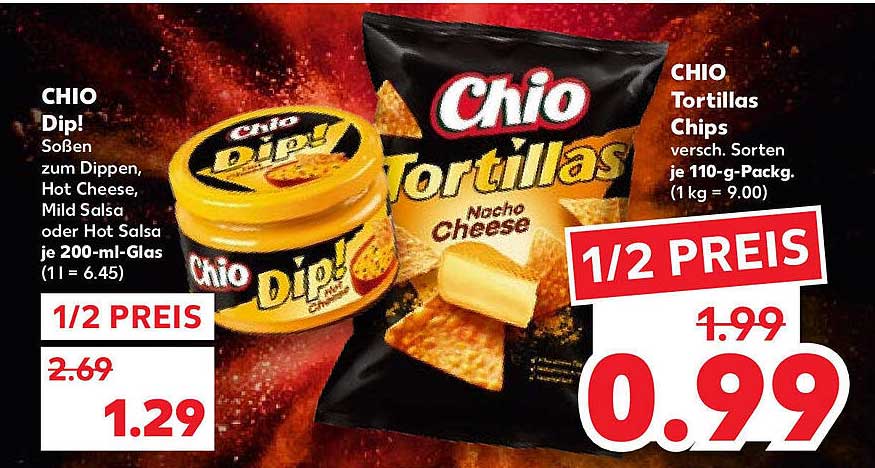 Chio Dip! Oder Tortillas Chips Angebot bei Kaufland - 1Prospekte.de
