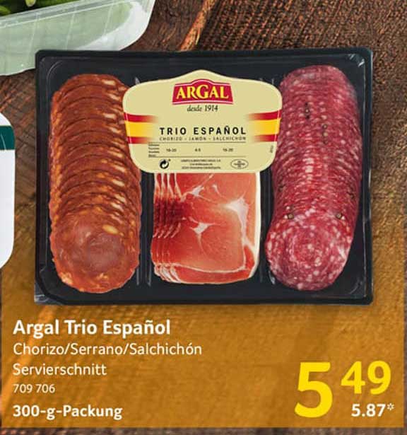 Argal Trio Español Angebot bei Selgros - 1Prospekte.de