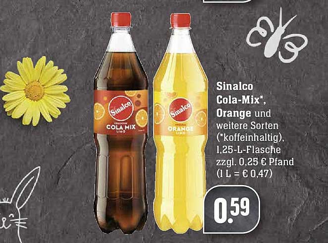 Sinalco Cola-mix, Orange Angebot bei EDEKA
