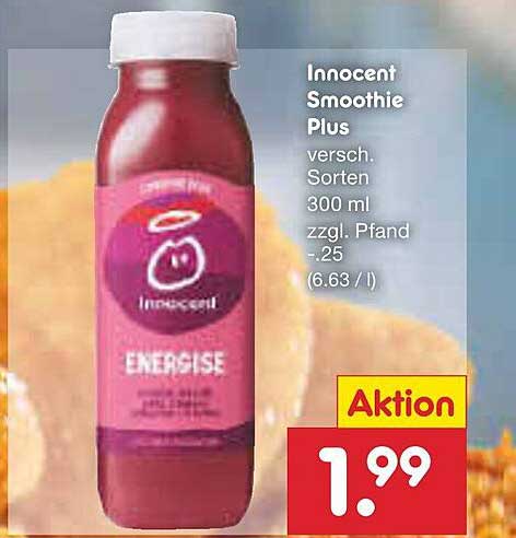 Innocent Smoothie Plus Angebot bei Netto Marken-Discount - 1Prospekte.de