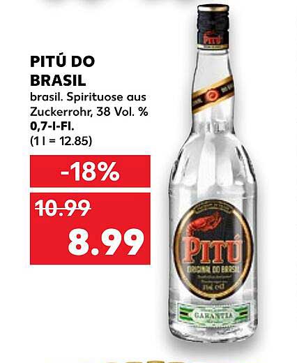 Pitú Do Brasil Angebot bei Kaufland - 1Prospekte.de