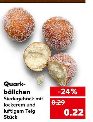 Quarkbällchen Angebot bei Kaufland - 1Prospekte.de