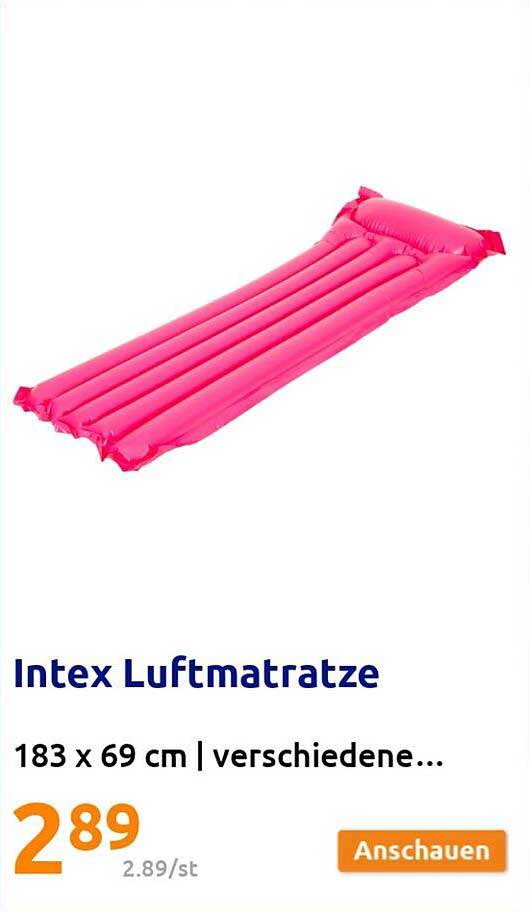 Intex Luftmatratze Angebot Bei Action 1Prospekte de