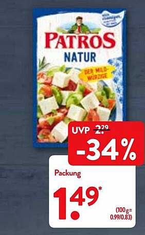Patros Natur Angebot bei ALDI Nord - 1Prospekte.de