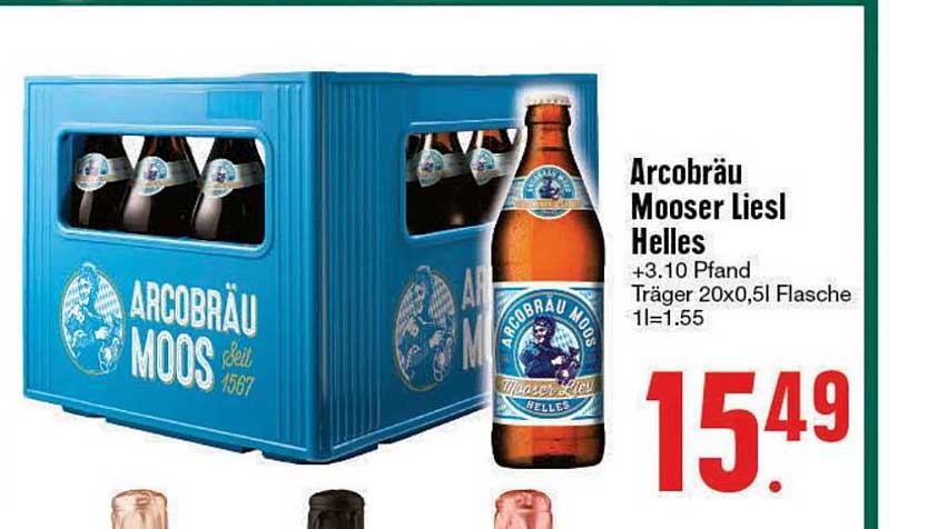Arcobräu Mooser Liesl Helles Angebot bei EDEKA