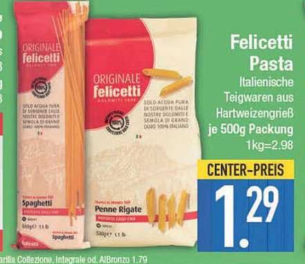 Felicetti Pasta Angebot bei E Center