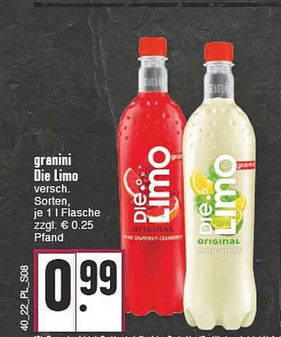 Granini Die Limo Angebot bei E Center - 1Prospekte.de