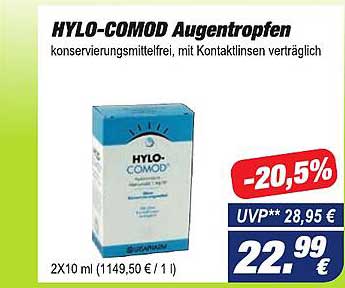 Hylo-comod Augentropfen Angebot bei Easy Apotheke - 1Prospekte.de