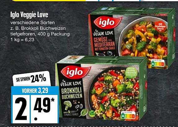 Iglo Veggie Love Angebot bei EDEKA - 1Prospekte.de