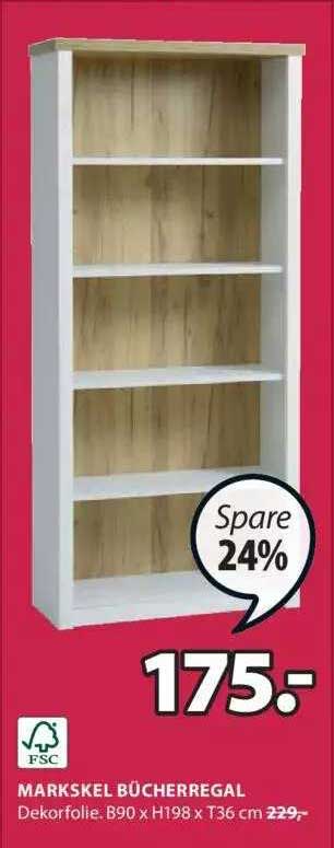 Markskel Bücherregal Angebot bei Jysk - 1Prospekte.de