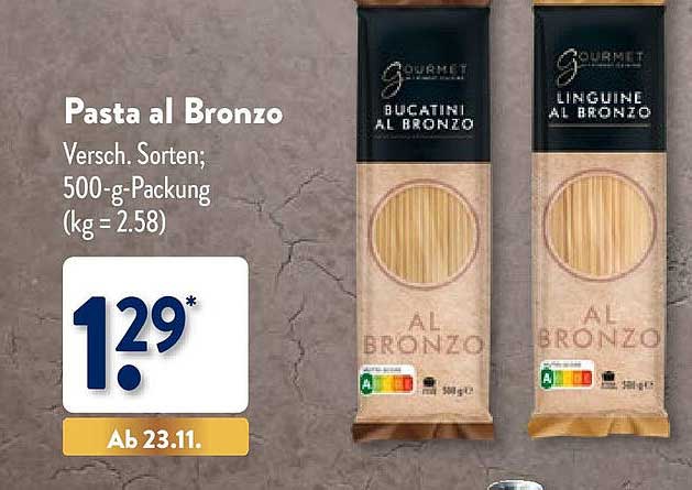 Pasta Al Bronzo Angebot bei ALDI Nord - 1Prospekte.de