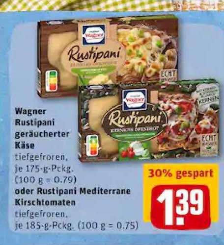 Wagner Rustipani Geräucherter Käse Oder Rustipani Mediterrane ...