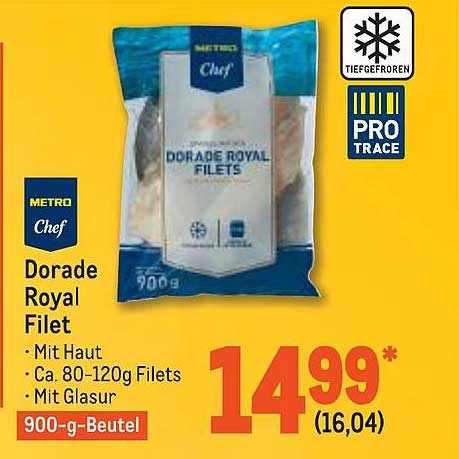 Metro Chef Dorade Royal Filet Angebot bei METRO - 1Prospekte.de