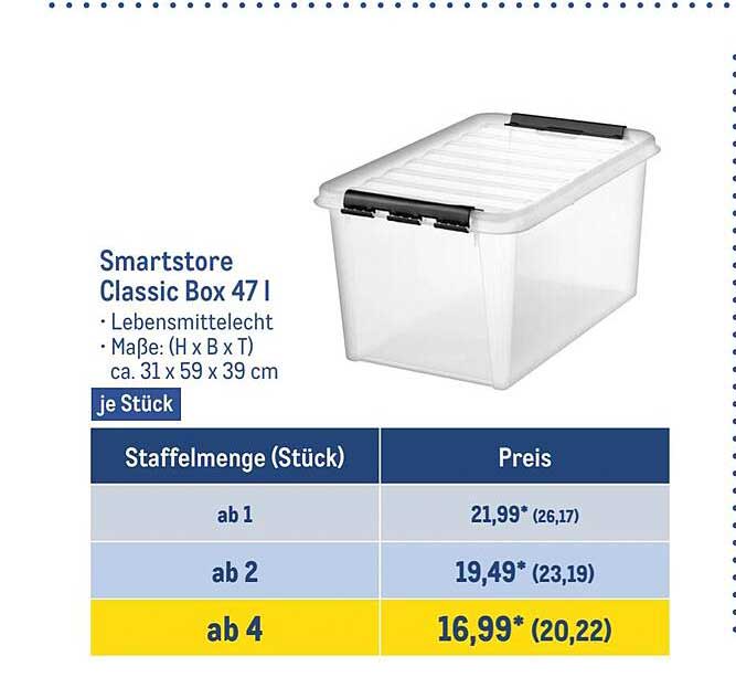 Smartstore Classic Box 47 L Angebot bei METRO