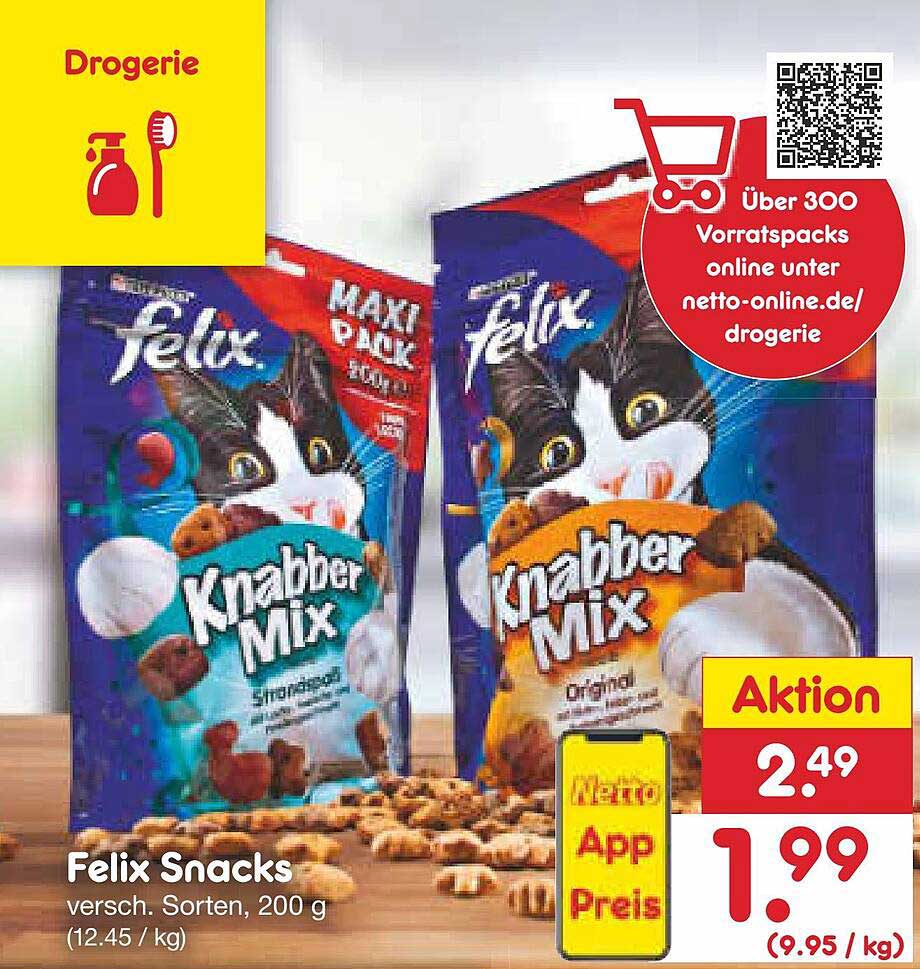 Felix Snacks Angebot bei Netto Marken-Discount - 1Prospekte.de