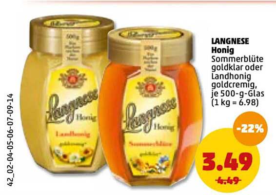Langnese Honig Angebot bei Penny