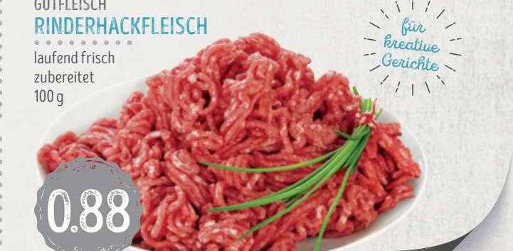 Gutfleisch Rinderhackfleisch Angebot bei Edeka Struve - 1Prospekte.de