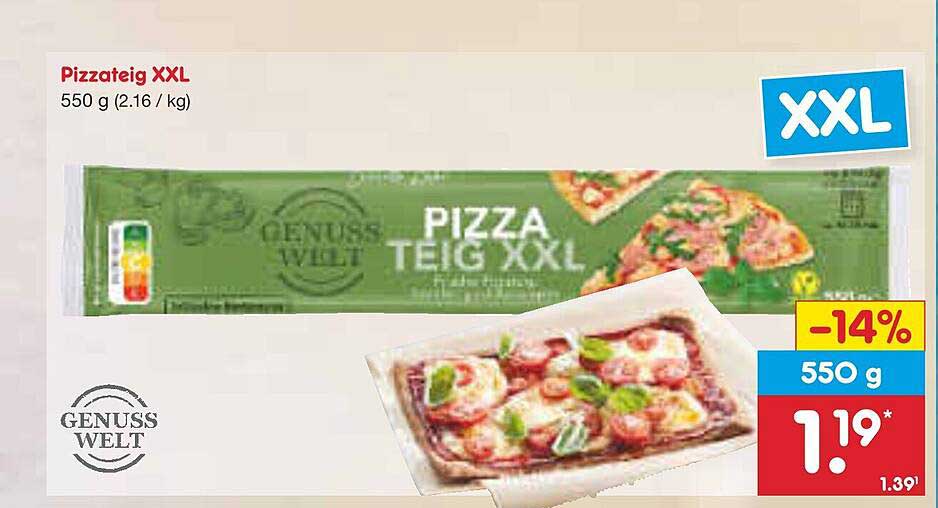 Pizzateig XXL Angebot bei Netto Marken-Discount - 1Prospekte.de