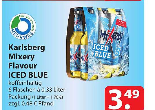 Karlsberg Mixery Flavour Iced Blue Angebot bei Netto Marken Discount