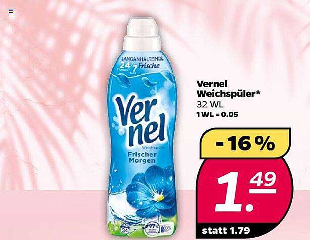 Vernel Weichspüler Angebot bei Netto - 1Prospekte.de