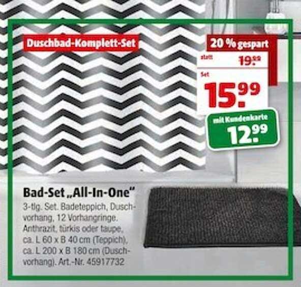 Bad-set „all-in-one” Angebot bei Hagebaumarkt - 1Prospekte.de