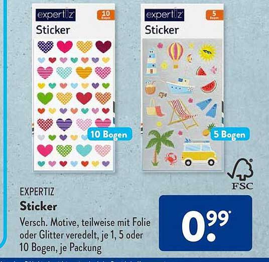 Expertiz Sticker Angebot bei ALDI SÜD - 1Prospekte.de