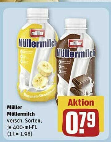 Müller Müllermilch Angebot bei REWE - 1Prospekte.de