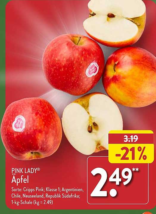 Tafeläpfel Pink Lady, Gala, Braeburn Angebot bei Edeka Struve ...