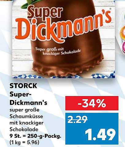 Storck Super-dickmann's Angebot bei Kaufland - 1Prospekte.de