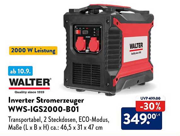 Wunderschne Aldi Nord Inverter Stromerzeuger Bild