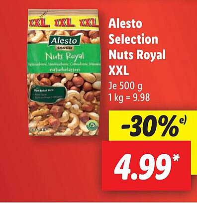 Alesto Selection Nuts Royal XXL Angebot bei Lidl - 1Prospekte.de
