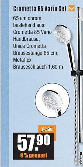 Crometta 85 Vario Set Angebot bei V-Baumarkt - 1Prospekte.de