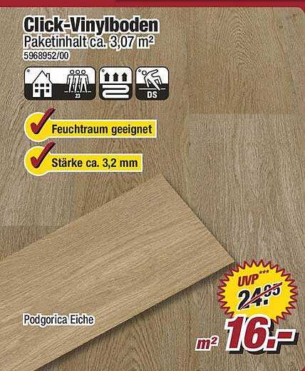 Click-vinylboden Angebot bei POCO - 1Prospekte.de