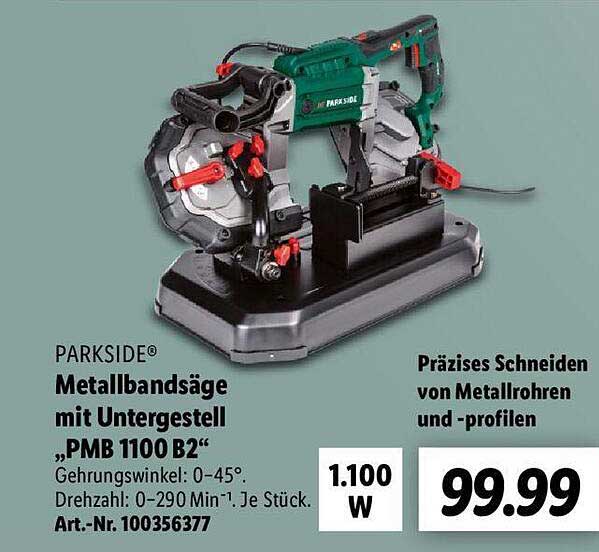 Parkside Metallbandsäge Mit Untergestell Pmb1100b2 Angebot bei Lidl ... Parkside Metallbandsäge Mit Untergestell Pmb1100b2 Angebot bei Lidl ...