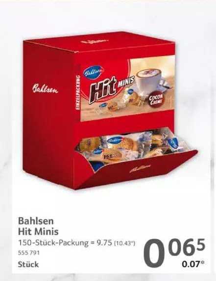 Bahlsen Hit Minis Angebot bei Selgros