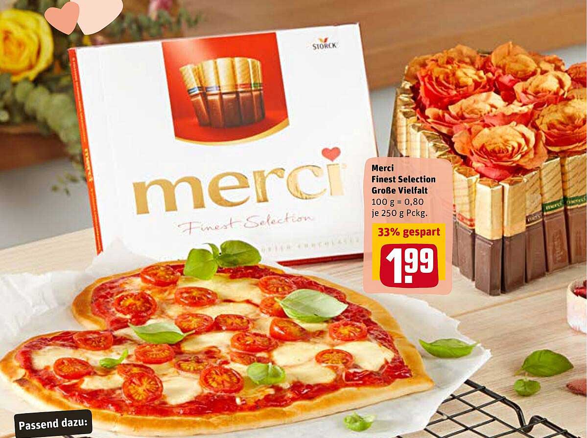 Merci Finest Selection Große Vielfalt Angebot bei REWE - 1Prospekte.de