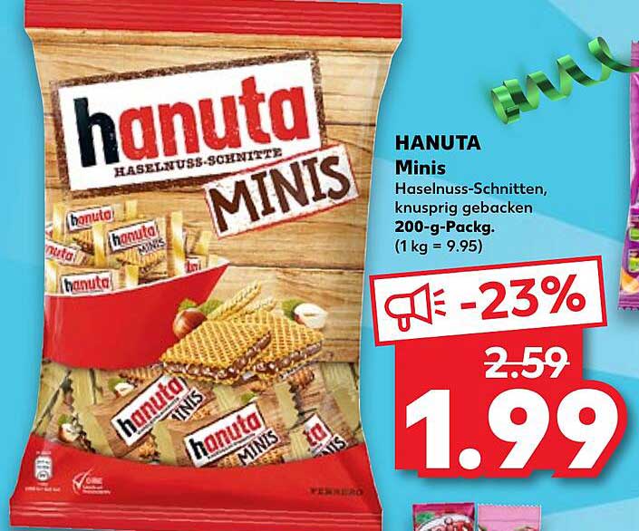 Hanuta Minis Angebot bei Kaufland