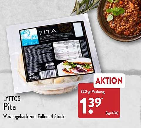 Lyttos Pita Angebot bei ALDI Nord - 1Prospekte.de